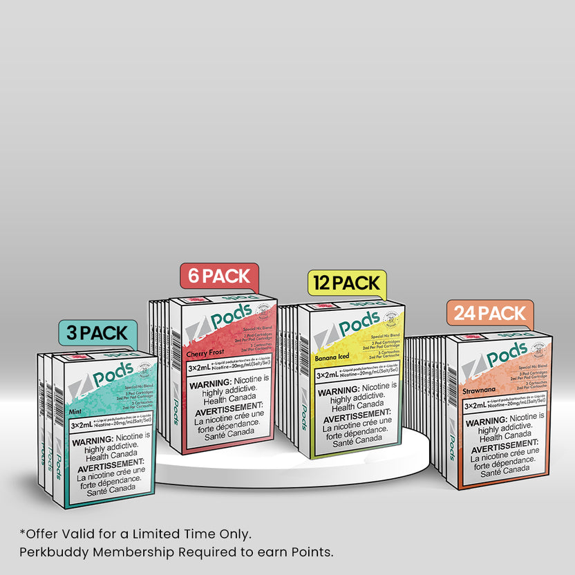 Z PODS ® Official | Vape Pods Online | 100+ Flavours – Z Pods Canada